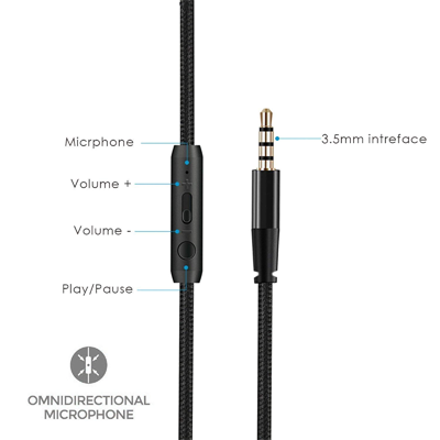 MZ-65 Wired HD Sound Quality On-Ear Headphones